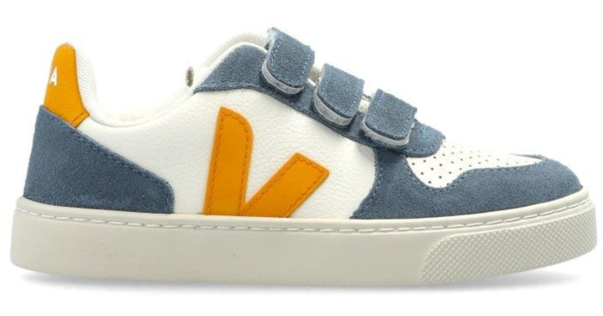Veja "V-10" Logo Sneaker in Blue | Lyst UK