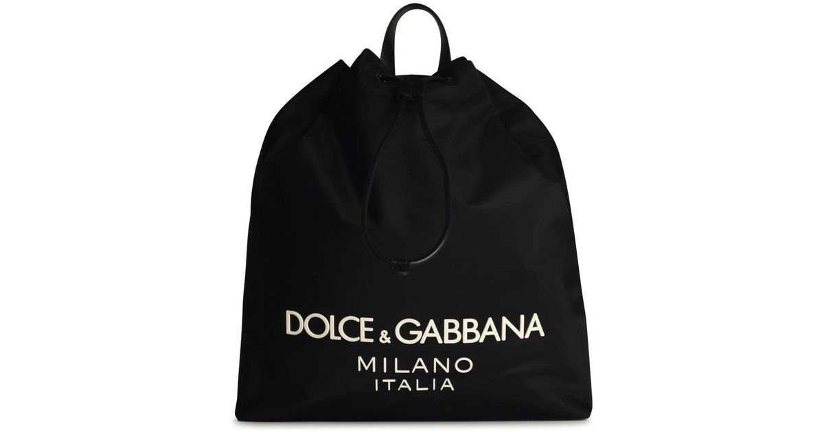 Dolce & Gabbana Nylon Backpack in Black for Men | Lyst Dolce & Gabbana Nylon Backpack in Black for Men | Lyst