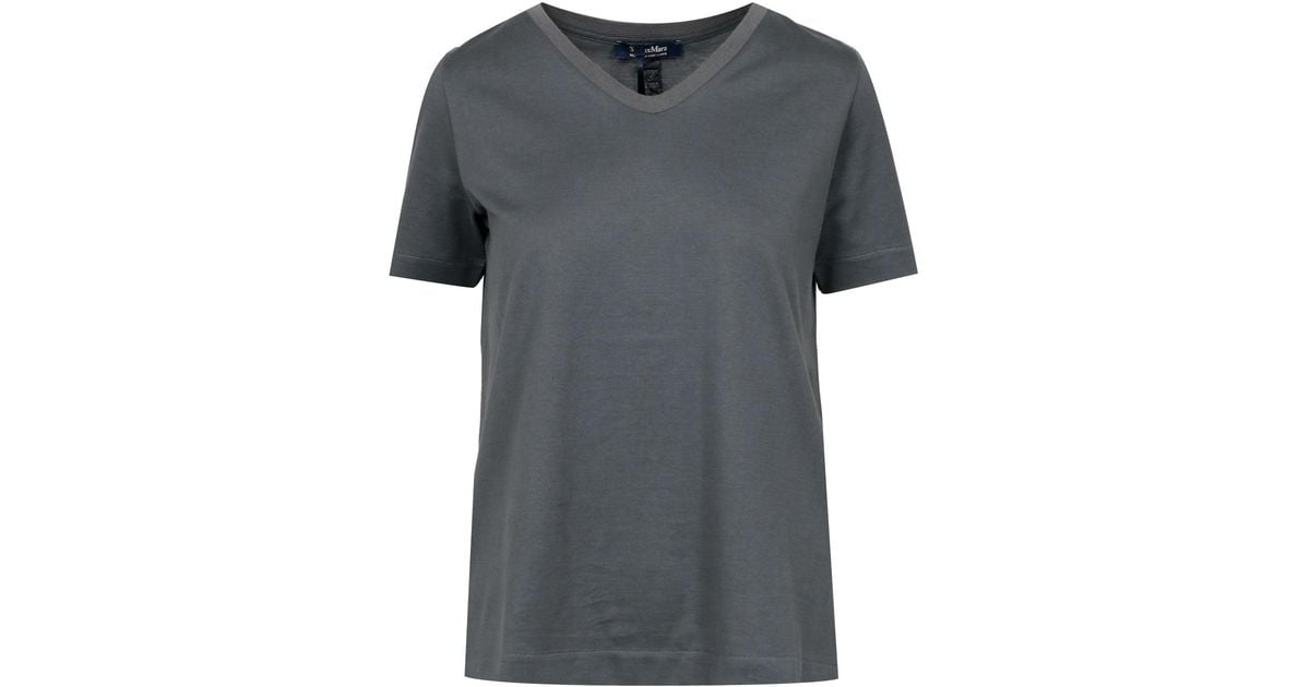Max Mara T Shirts And Polos in Gray | Lyst