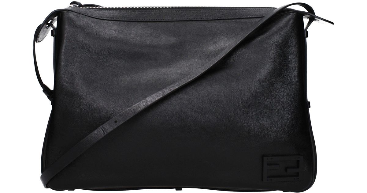 Fendi Borse A Tracolla Simply Donna Pelle Nero in Black | Lyst