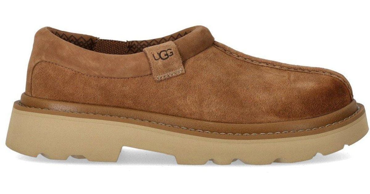 UGG Tasman Lug Chestnut Slip-on Shoe in Brown for Men | Lyst