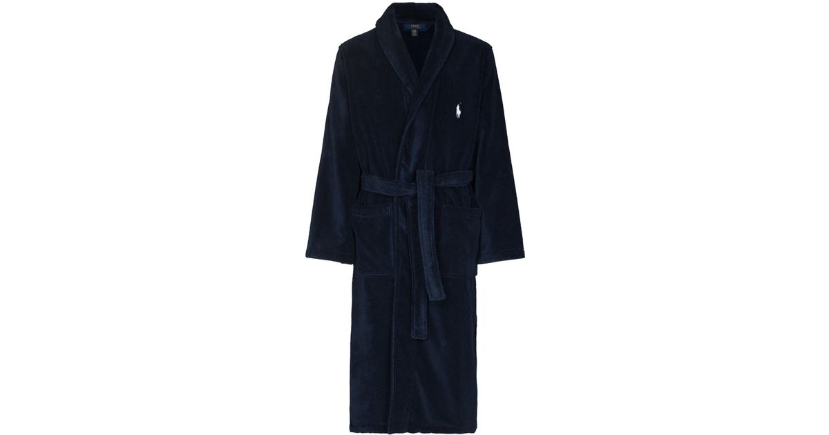 Polo Ralph Lauren Kimono Robe-Sleep-Robe in Blue for Men | Lyst