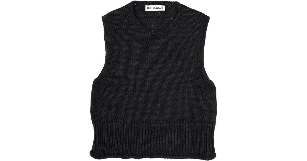 Our Legacy "Pleaser" Tank Top in Black | Lyst