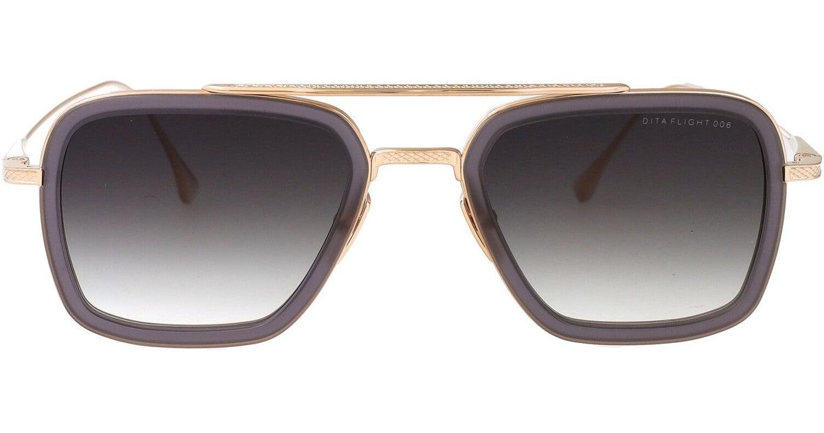 Dita Eyewear Aviator Sunglasses 7806 H Gry Gld Gry Gld in Grey | Lyst UK