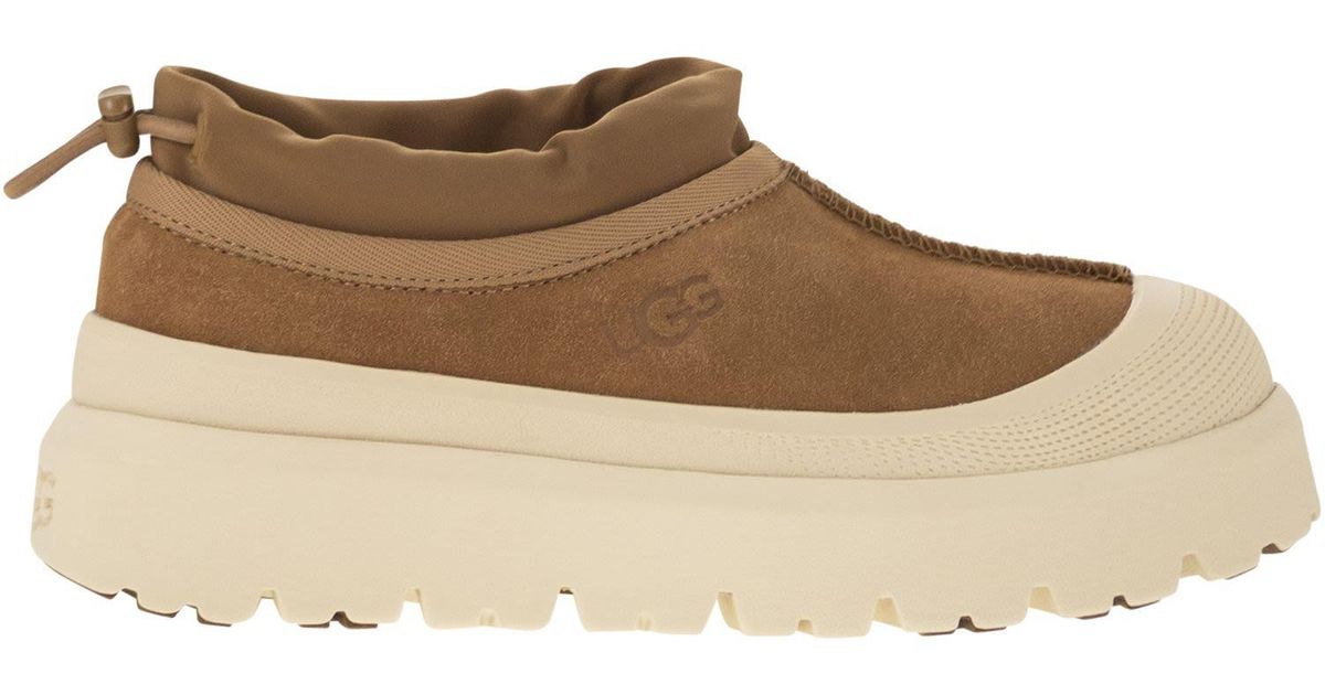UGG Tasman Weather Hybrid Slipper in Brown | Lyst