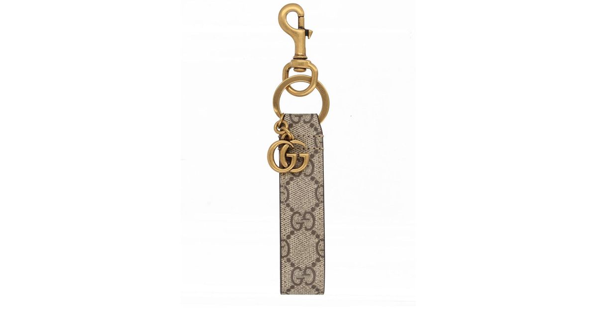 Gucci Ophidia Keychain in Metallic | Lyst