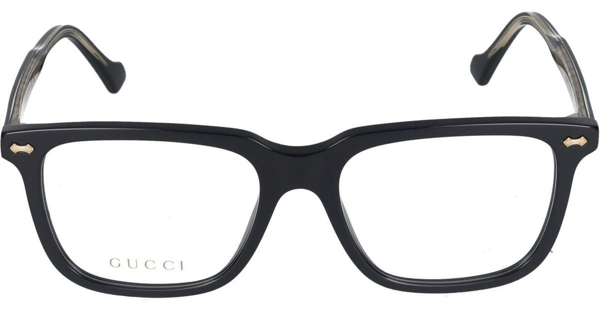 Gucci Gg0737O Eyeglasses in Black for Men | Lyst