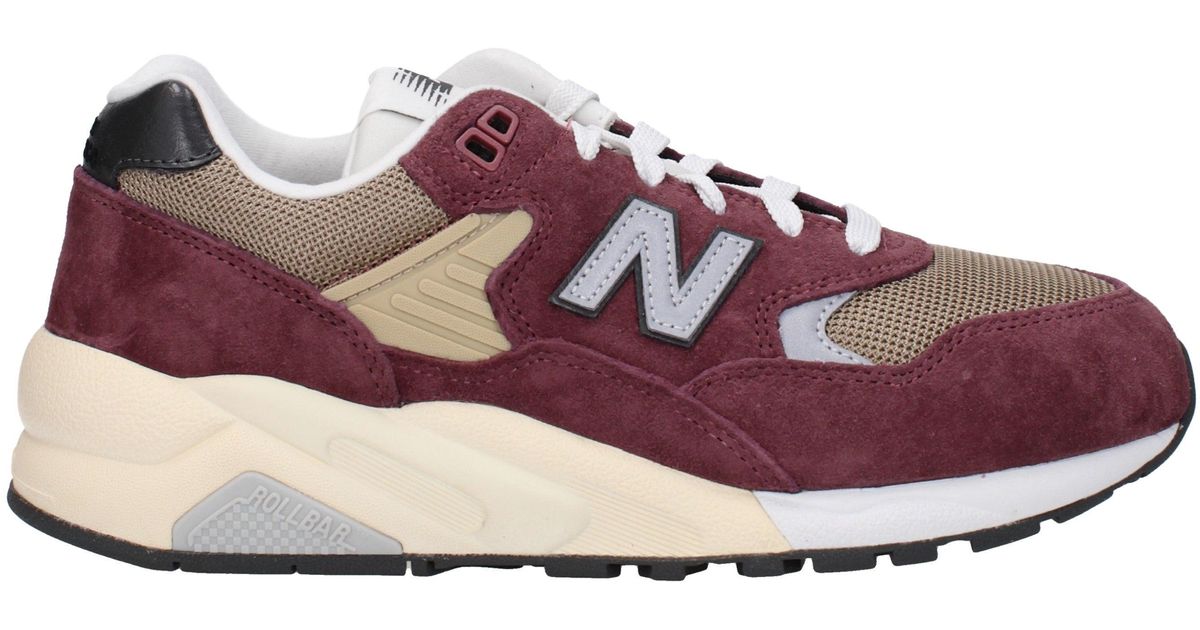 New Balance Sneakers Uomo Camoscio Marrone/Vino in Purple for Men | Lyst