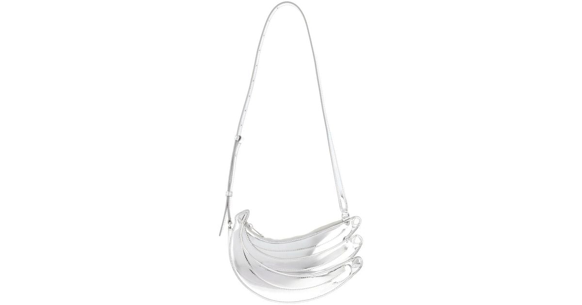 CASABLANCA Borsa "Banana" in White | Lyst Canada