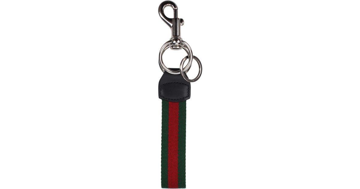 Gucci Keychain/ Fabric in Black | Lyst UK