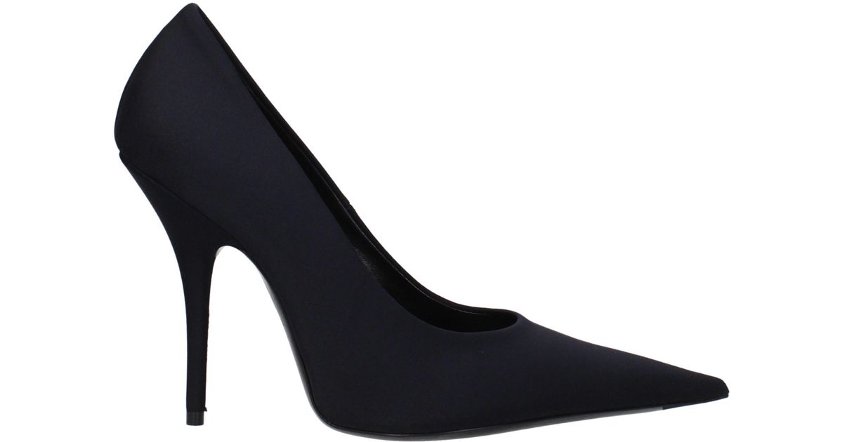 Balenciaga Décolleté Knife Ladies Fabric in Blue | Lyst