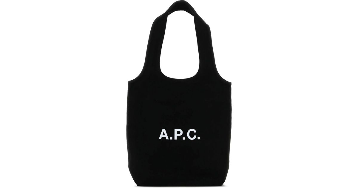 A.P.C. Tote Ninon Small in Black | Lyst UK