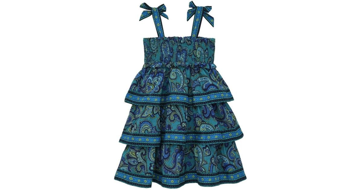 Zimmermann Dress "Patience" in Blue | Lyst UK