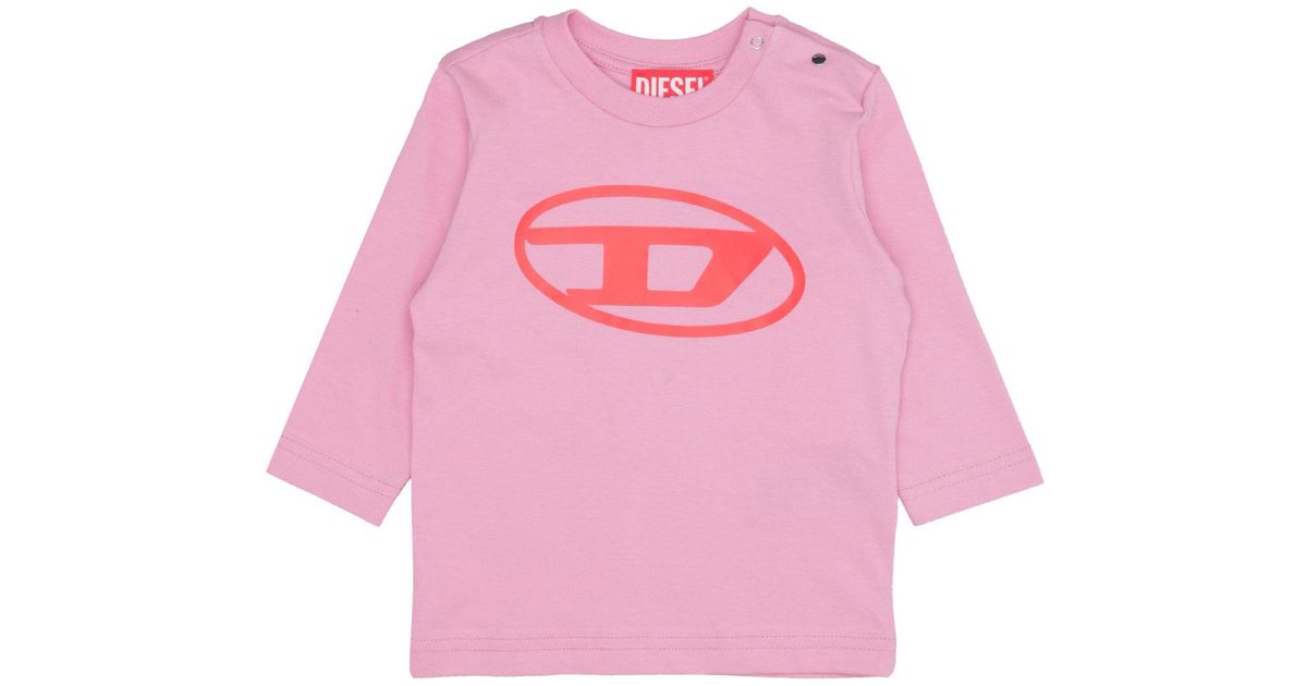 DIESEL T Shirts And Polos in Pink | Lyst UK