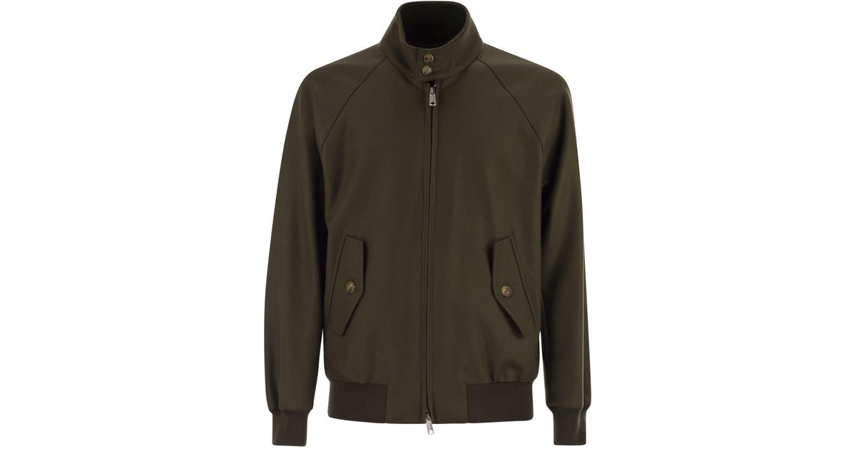 Baracuta G9 Melton in Green for Men | Lyst