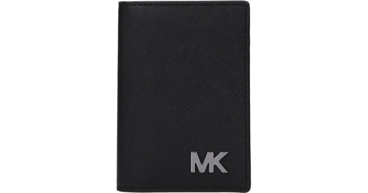 Michael Kors Cooper Fabric Document Holder in Black | Lyst UK
