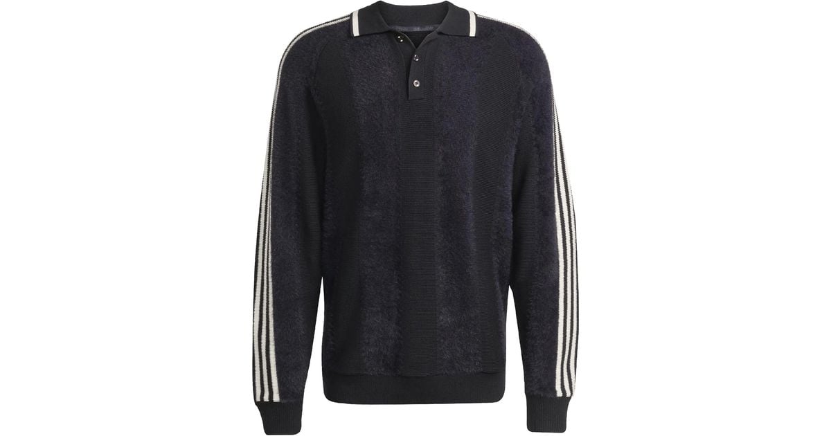 adidas Originals Knitted Jersey in Blue | Lyst UK