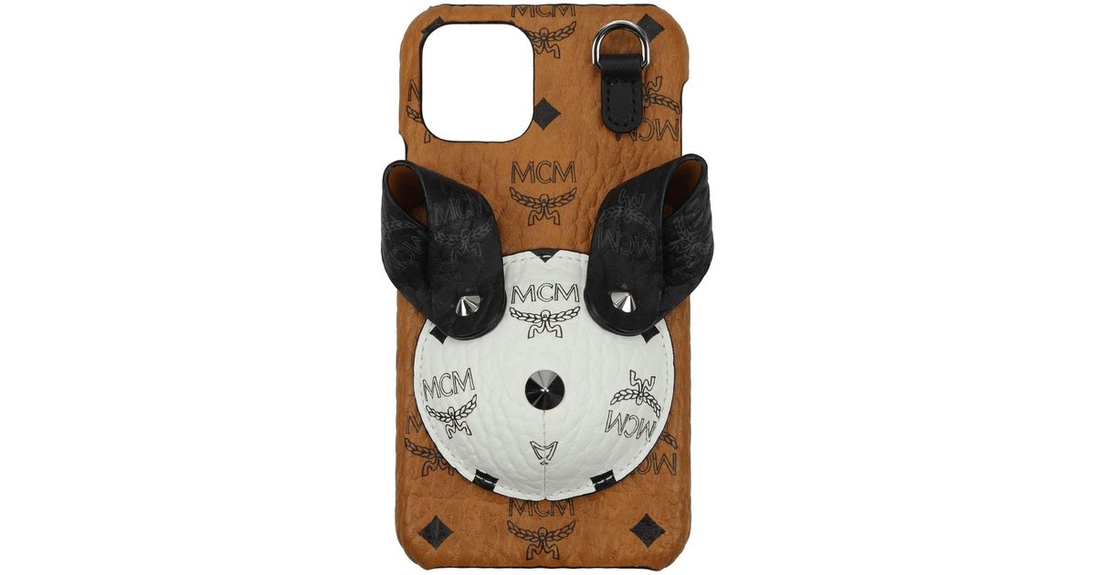 MCM Iphone Port Iphone 11 Pro Leather in Metallic | Lyst UK