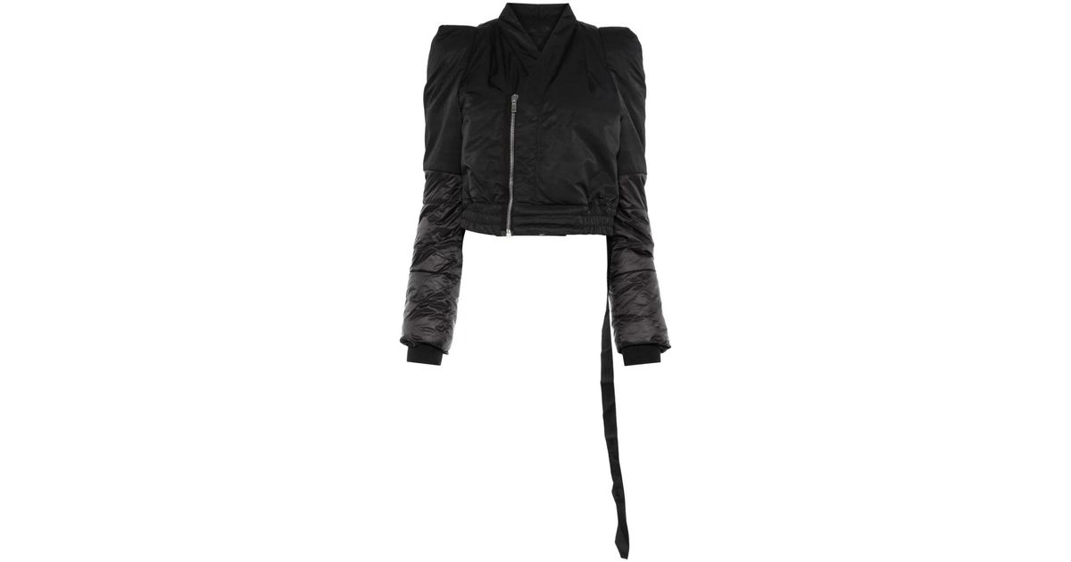 Rick Owens Bomber Metro in Black for Men | Lyst