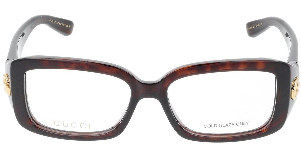 Gucci Gg1406O Eyeglasses in Black | Lyst