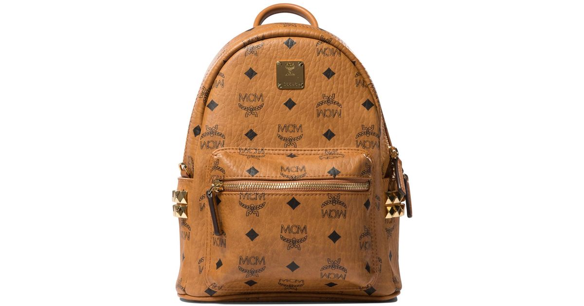 MCM "Stark Side Studs" Backpack in Brown | Lyst