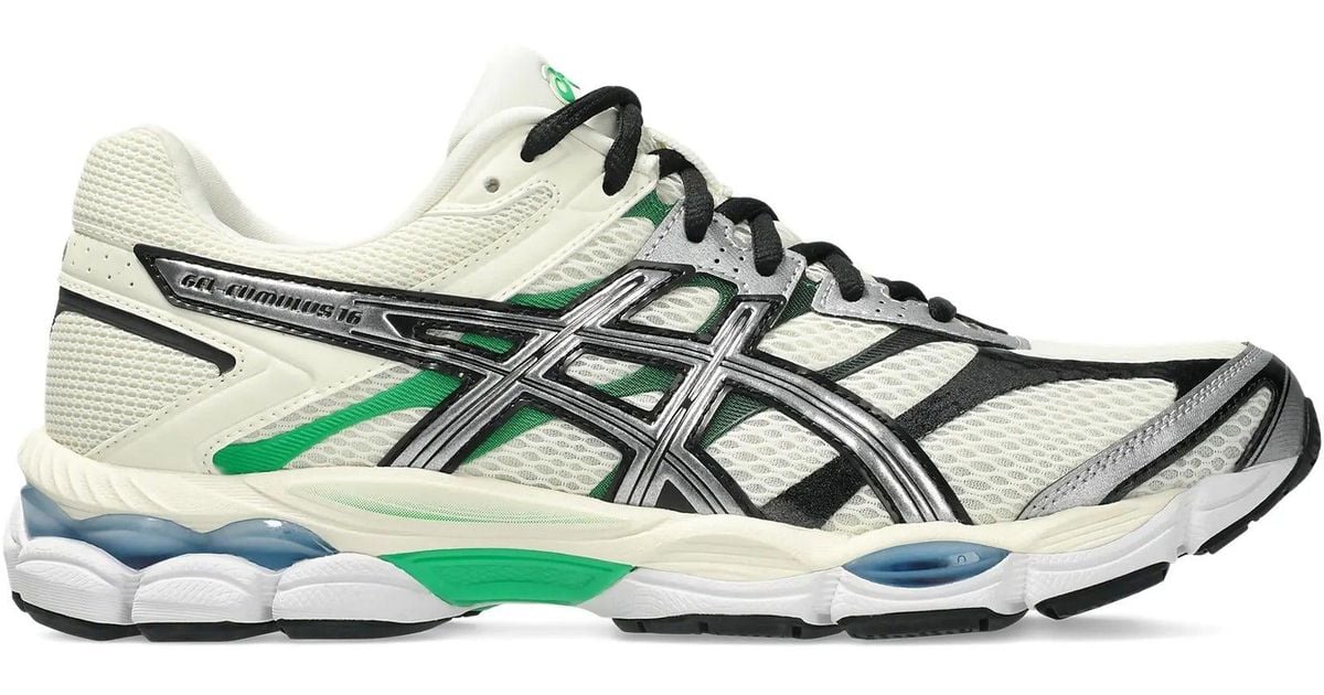 Asics 'Gel Cumulus 16' Sneakers in Green | Lyst UK