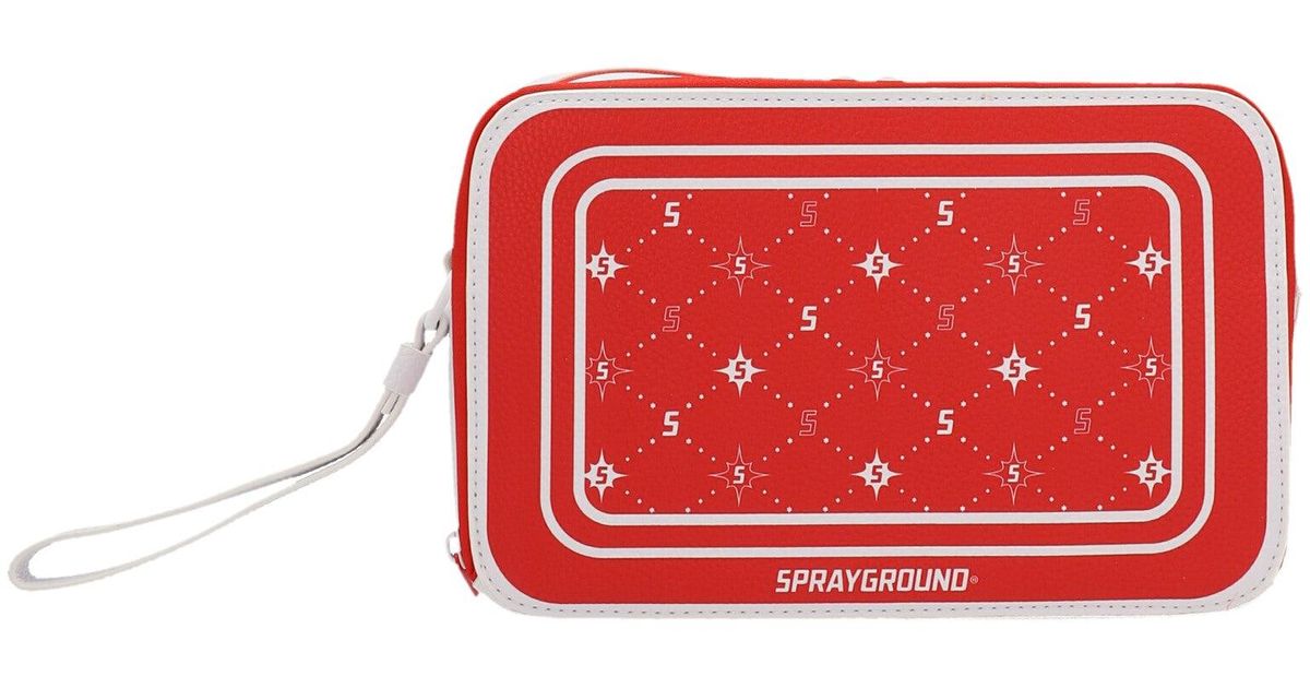 Sprayground 'bandana' Beauty Case in Red for Men | Lyst