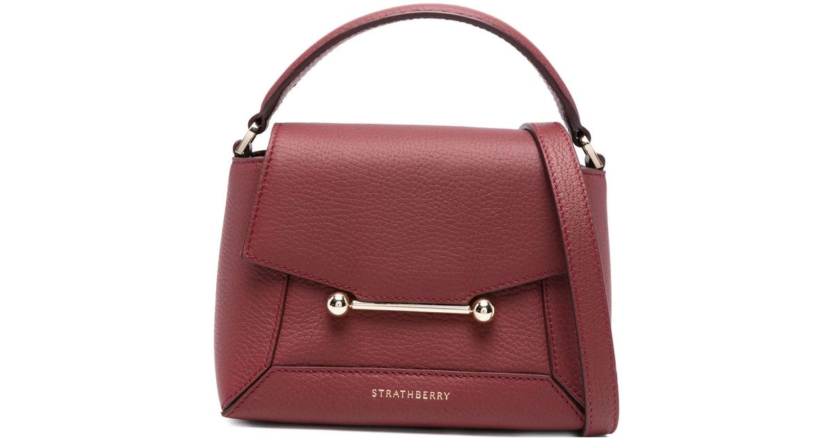 Strathberry Mosaic Nano Grain Oxblood in Purple | Lyst