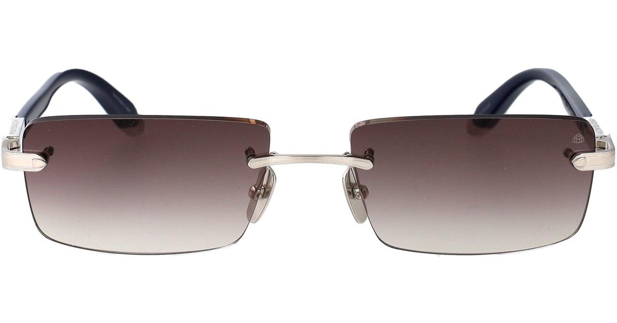 Maybach Rimless Sunglasses The Simphony Sun I Pa Aas M1 in Brown | Lyst UK