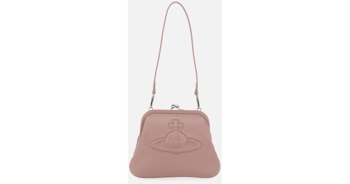 Vivienne Westwood Mauve Eco Leather Clutch Bag in Pink | Lyst