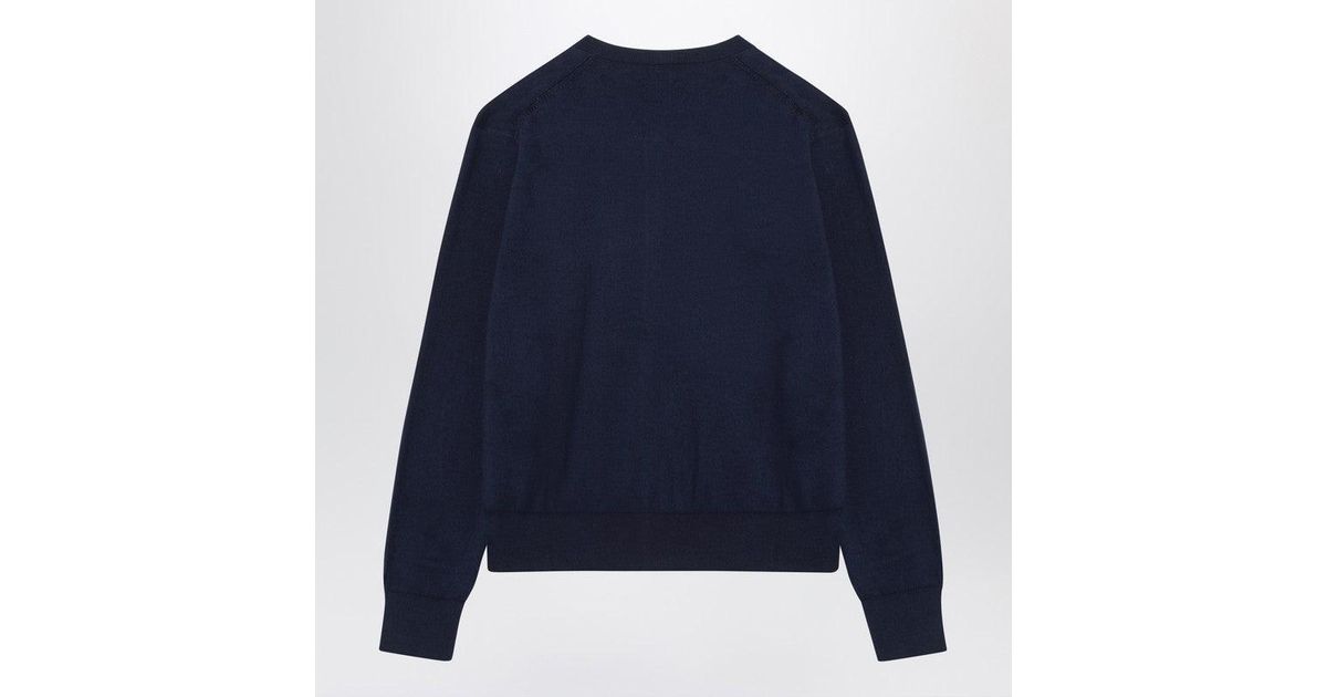 Polo Ralph Lauren Bright Cotton Blend Cardigan in Blue | Lyst