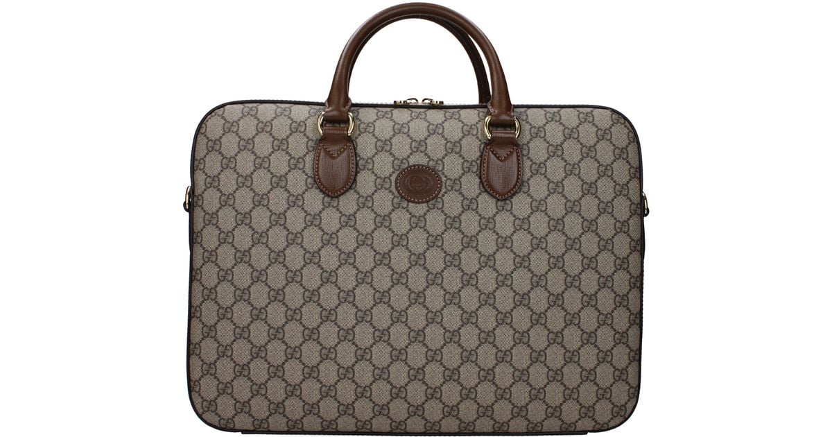 Gucci Work Bags Fabric/Ebano for Men | Lyst