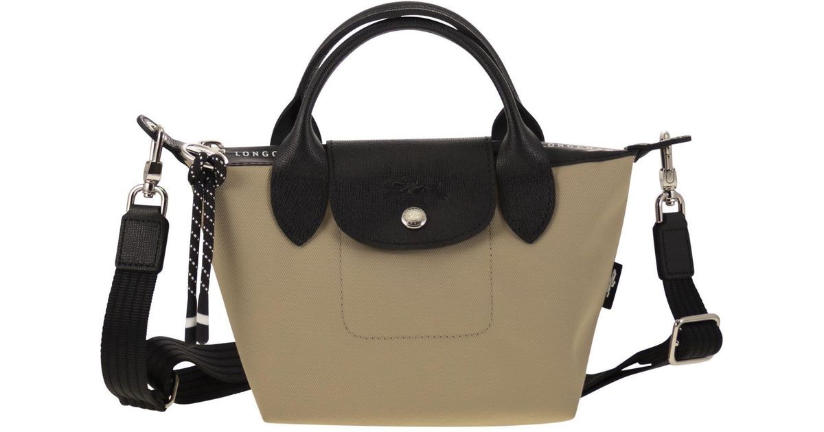 Longchamp Le Pliage Energy Bag With Handle Xs in Black | Lyst UK