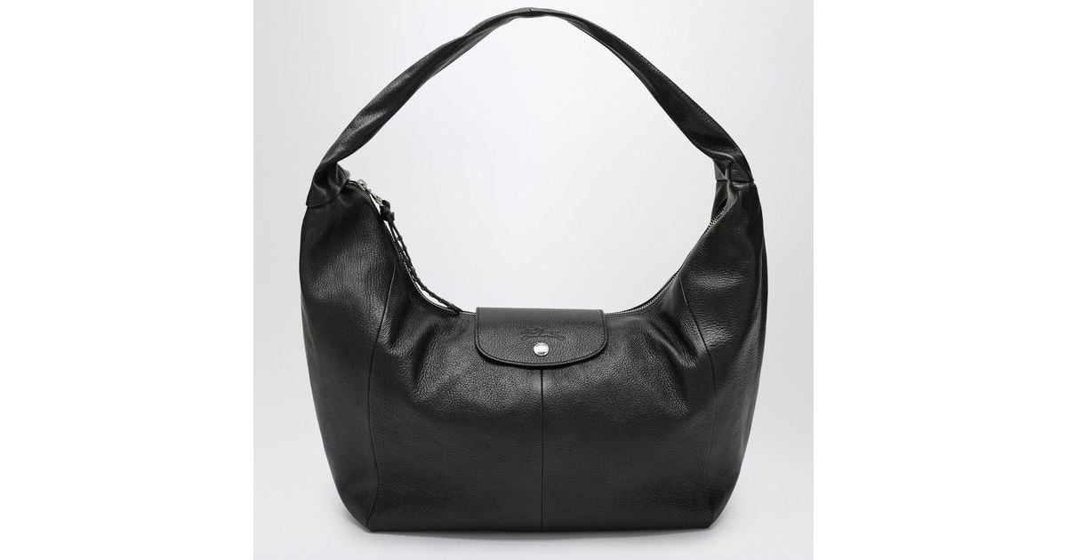Longchamp L Le Pliage Xtra Hobo Bag in Black | Lyst