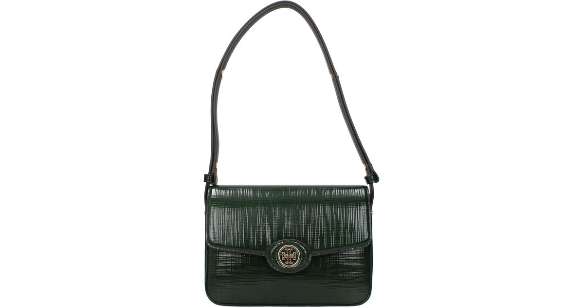 Tory Burch Shoulder Bags Robinson Leather in Green for Men | Lyst
