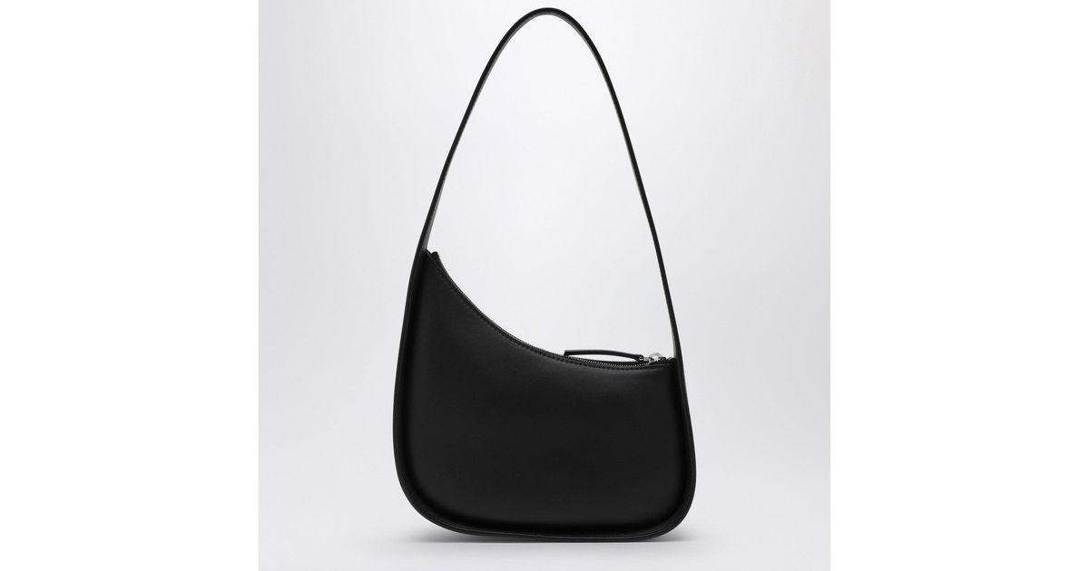 The Row Mini Half Moon Handbag in Black | Lyst
