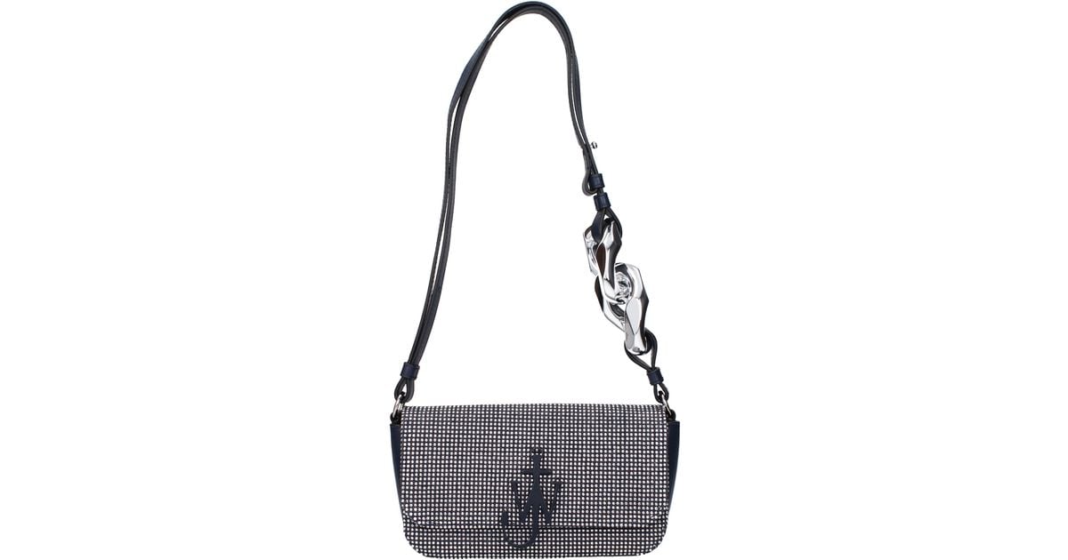 JW Anderson Blue Fabric Shoulder Bag in Gray | Lyst