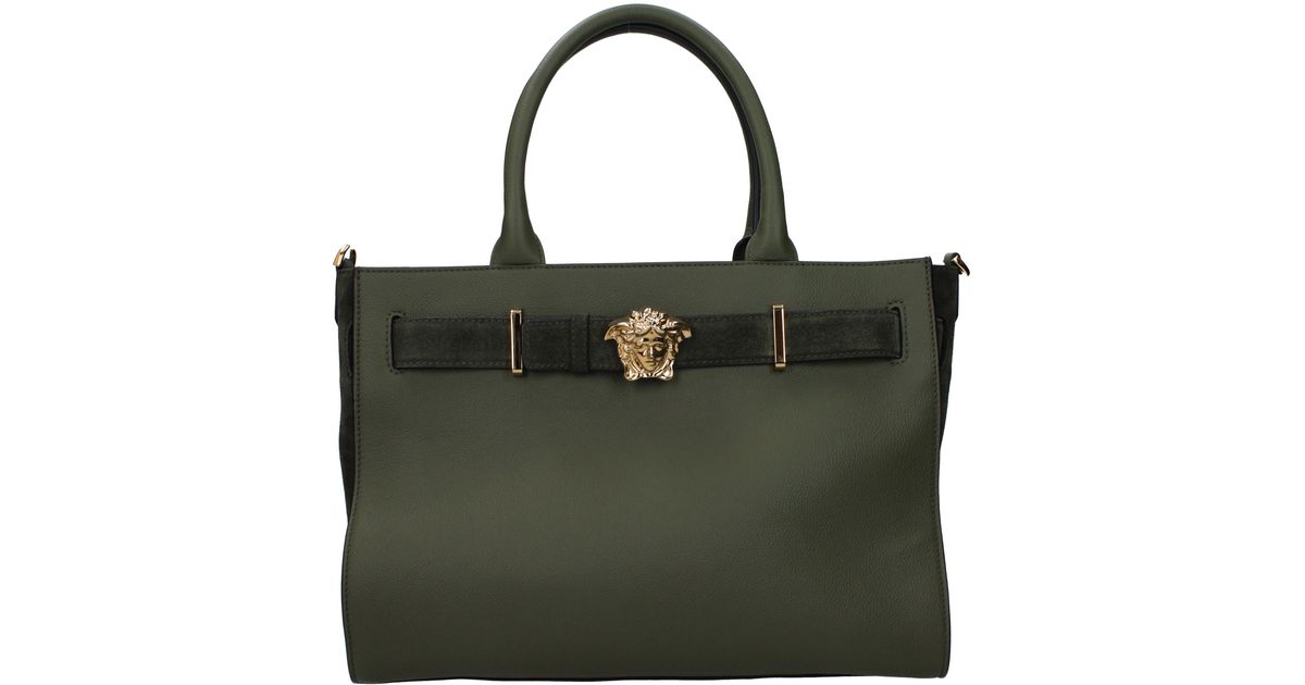 Versace Handbags/ Leather in Green | Lyst UK