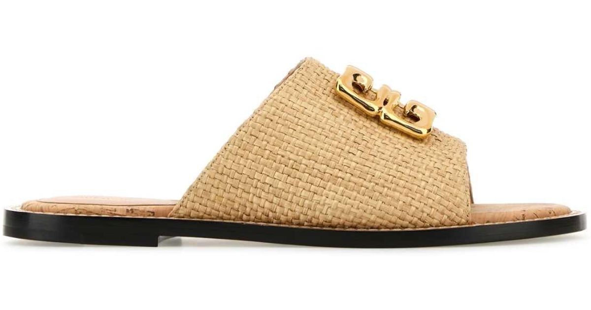 Givenchy Raffia 4 G Liquid Slippers for Men | Lyst