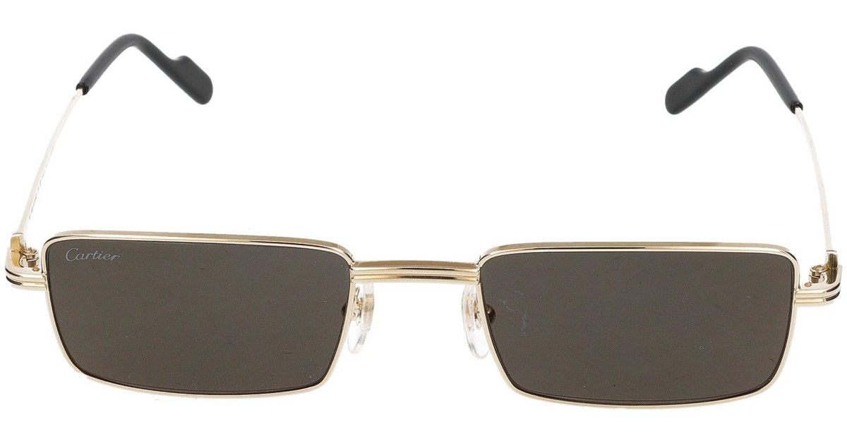 Cartier Ct0501S Sunglasses in Gray | Lyst