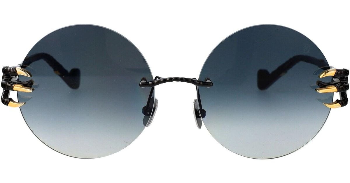 Anna Karin Karlsson Sunglasses The Claw & The Nest 01 in Blue | Lyst