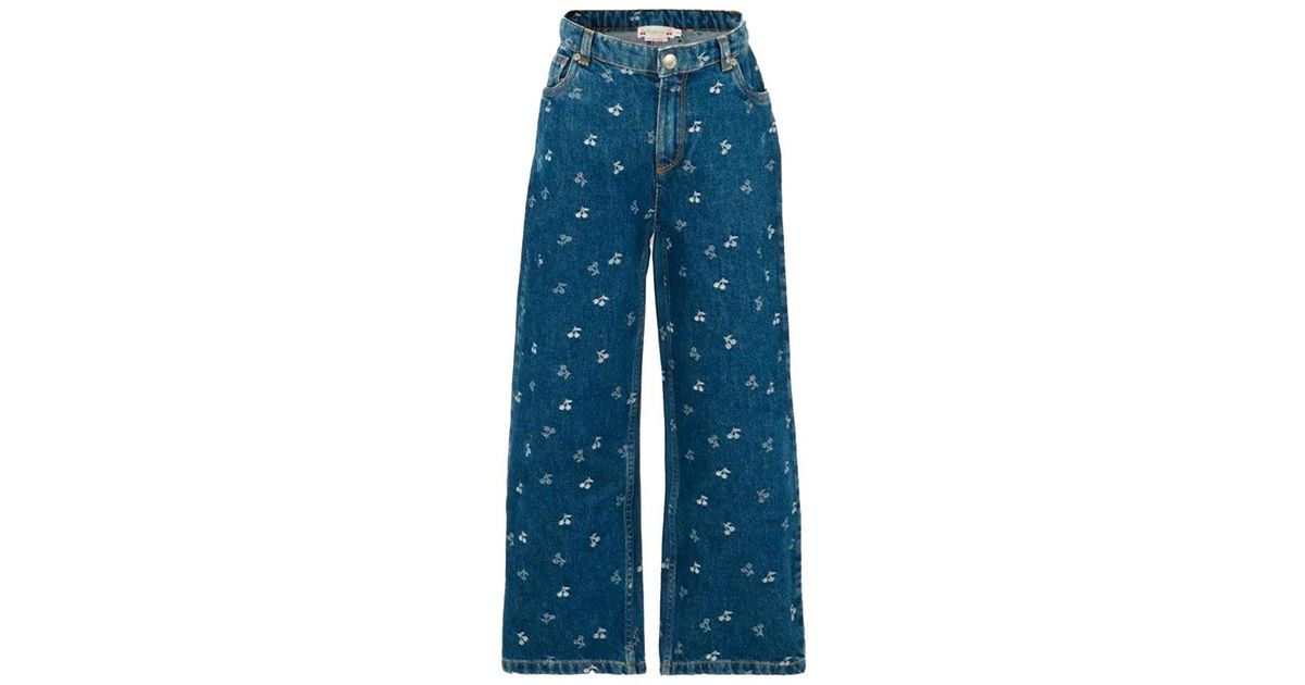 Bonpoint Pants With Logos in Blue | Lyst UK