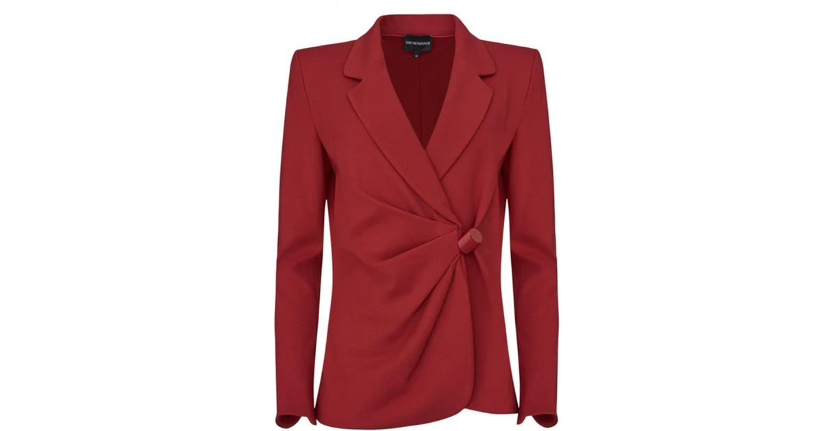 Emporio Armani Jackets in Red | Lyst UK