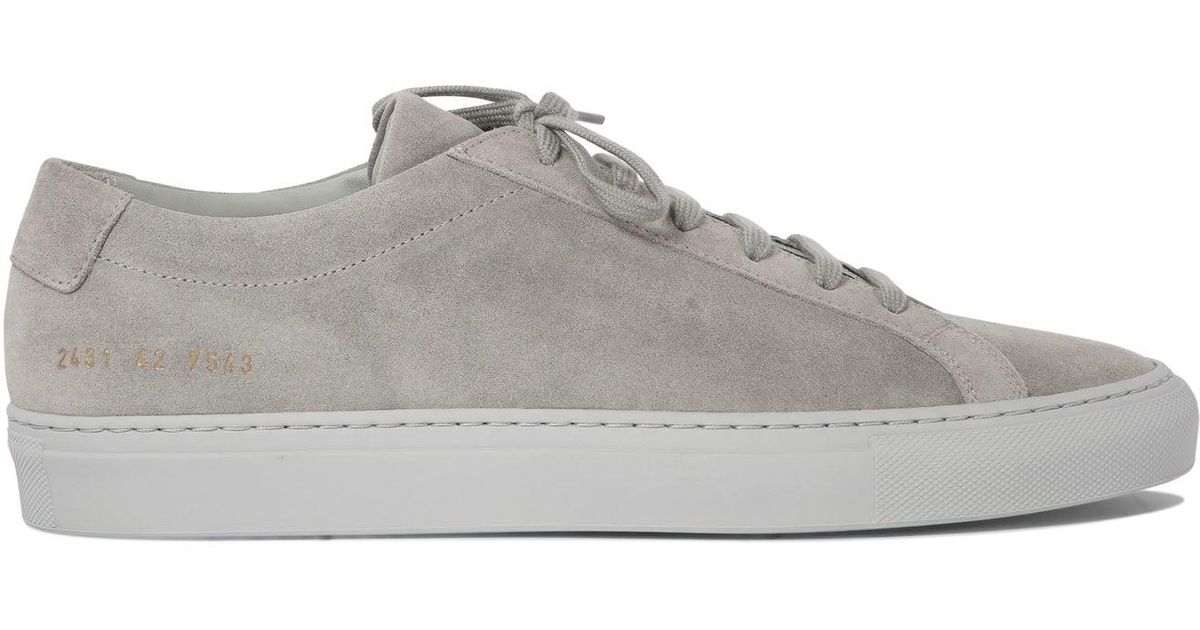Common Projects "Original Achilles" Sneakers in Gray for Men | Lyst