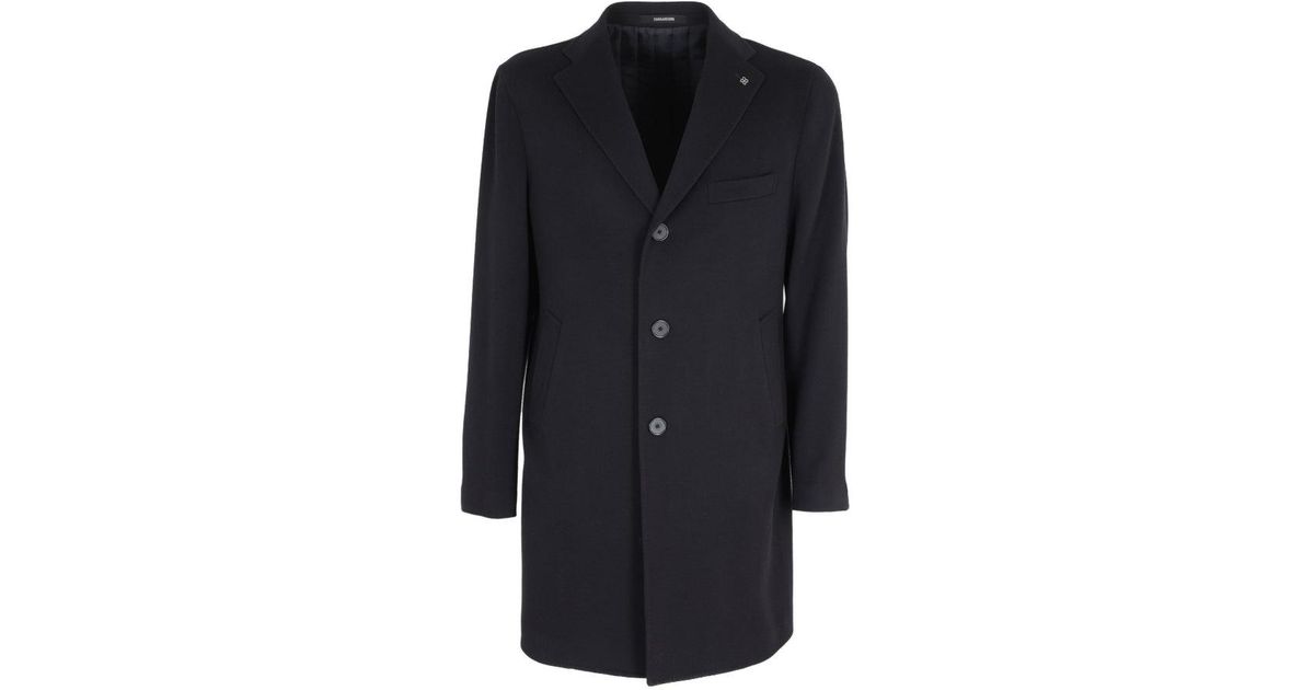 Tagliatore Coats in Black for Men | Lyst UK