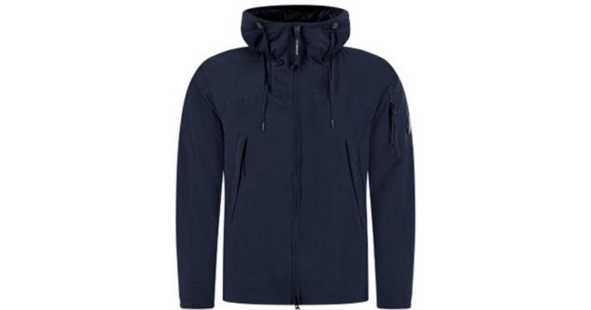 C.P. Company Pro Tek Hooded Padded Jacket in Blue | Lyst UK