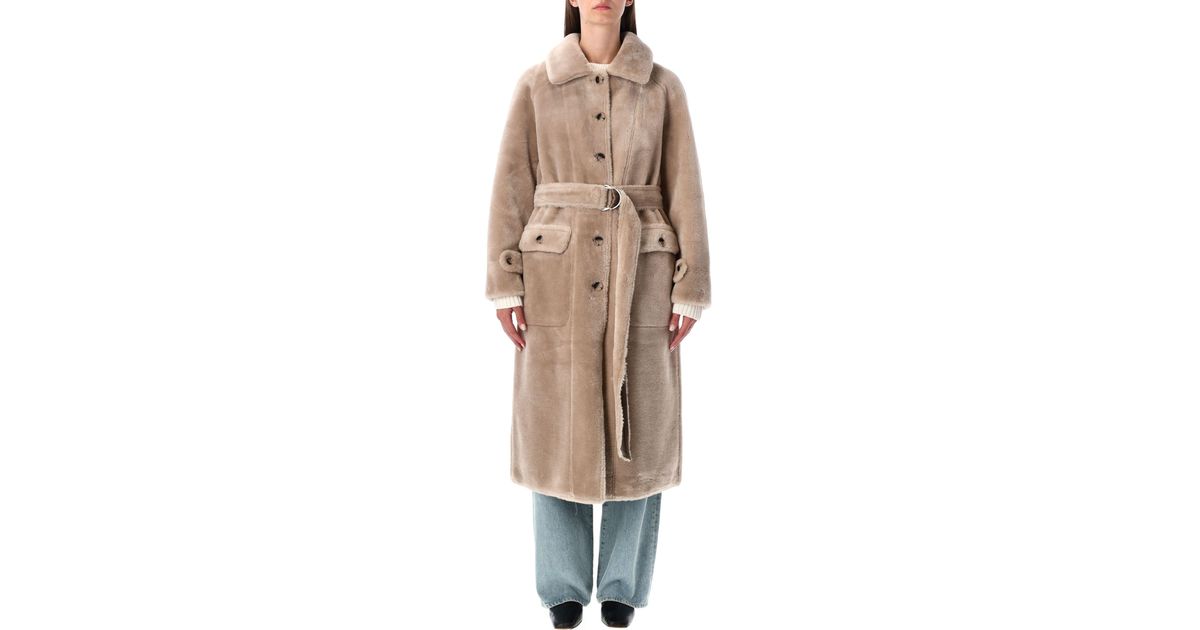 Urbancode Reversible Faux Fur Belted Coat With Suede Interior in ...