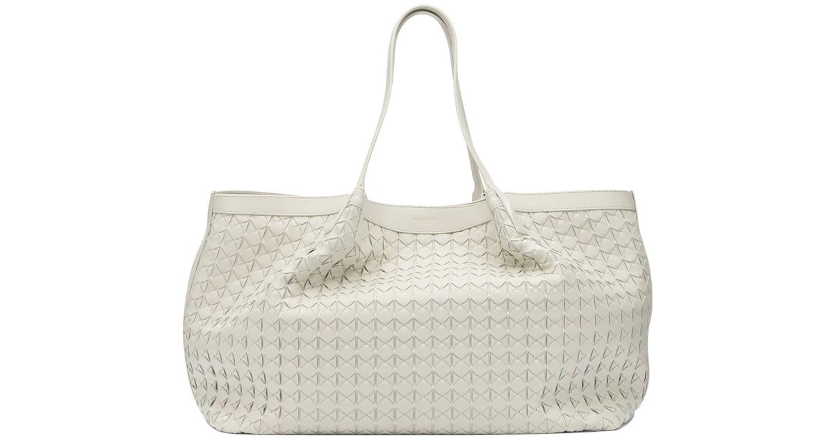 Serapian "Secret" Large Shoulder Bag in Natural | Lyst