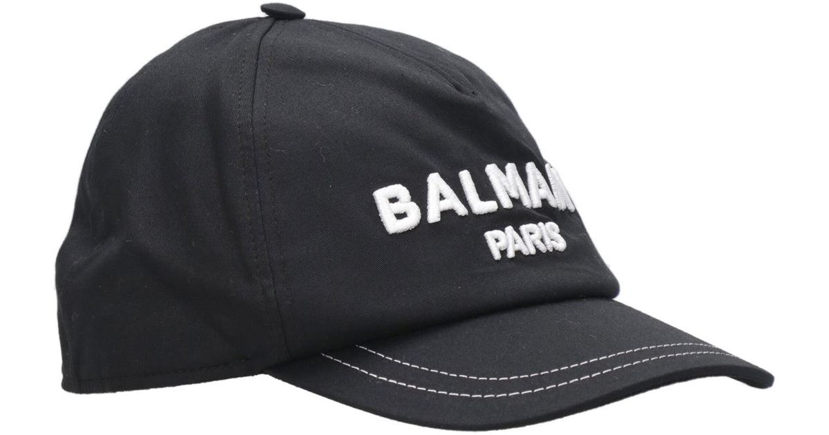 Balmain Hats in Blue | Lyst UK