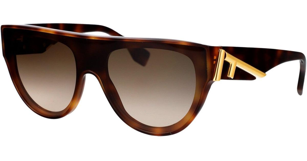 Fendi Mask Sunglasses Fe40150 I 53 F in Brown | Lyst UK